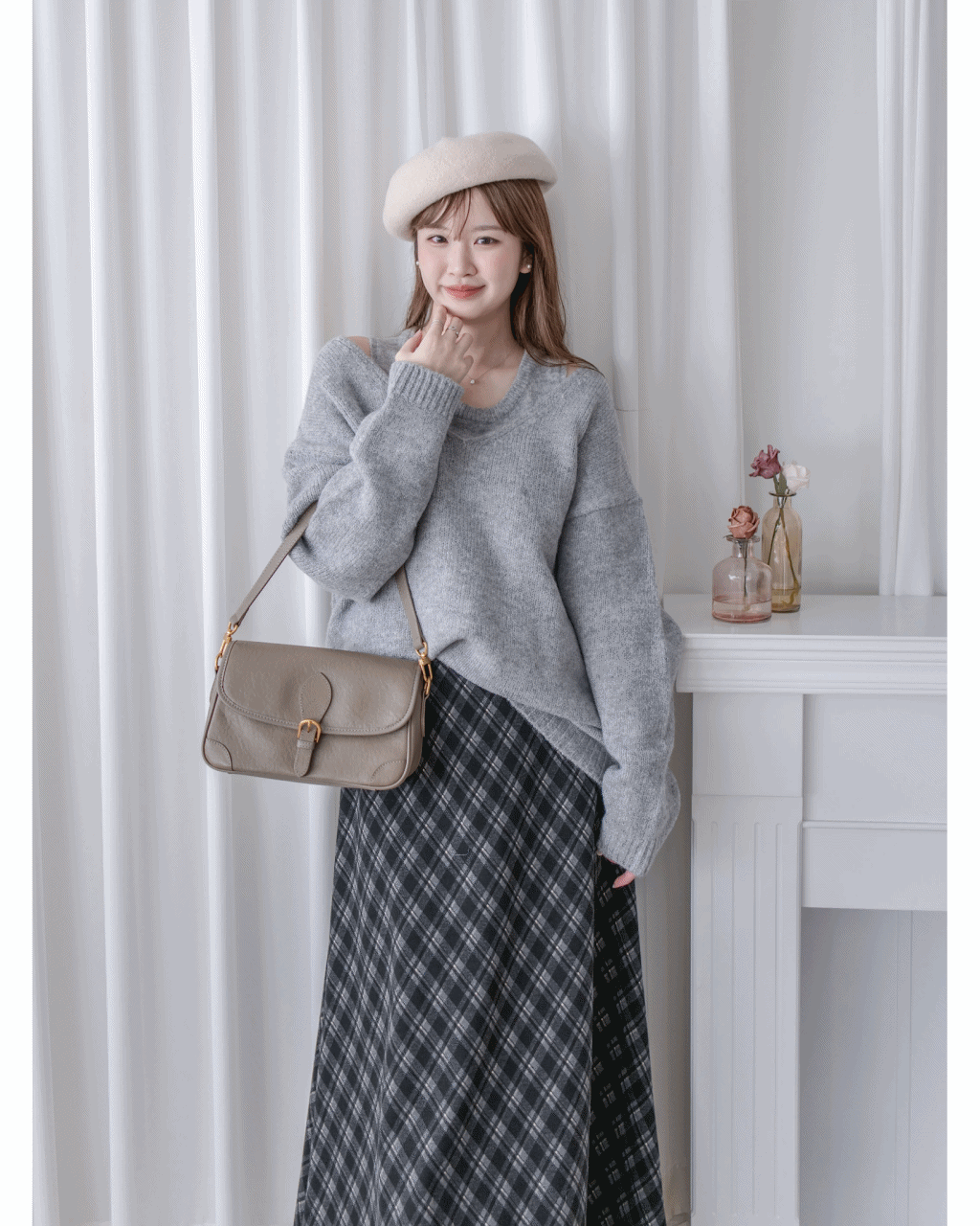 Vest Knit Set 軟糯毛絨背心上衣兩件式/ SE8103 – INTENT style collection